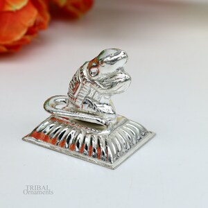 Lord Ganesha Vahan Mushak Maharaj Sterling Silver Handmade Small ...