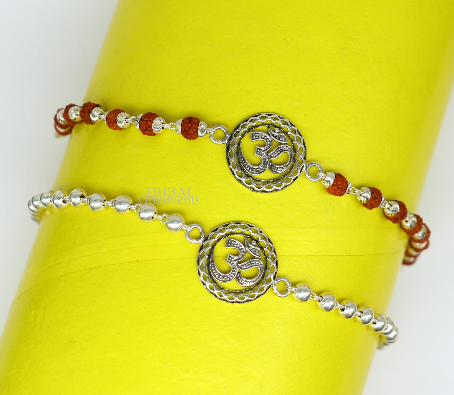Divine Aum or OM Rakhi 925 Sterling Silver Rakhi Bracelet - Etsy
