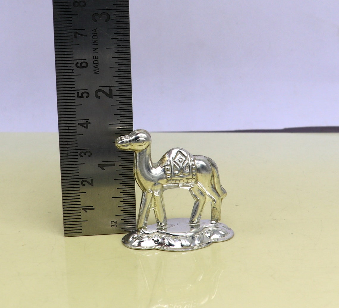 925 pure silver handmade elegant camel statue silver home | Etsy