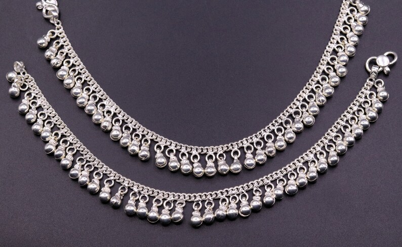 Vintage Antique Style Sterling Silver Handmade Solid Chain - Etsy