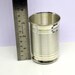Pure 999 Fine Silver Handmade Vessel, Water/milk Glass Tumbler, Silver ...