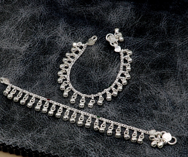 5 Handmade Sterling Silver New Born Baby Anklets - Etsy