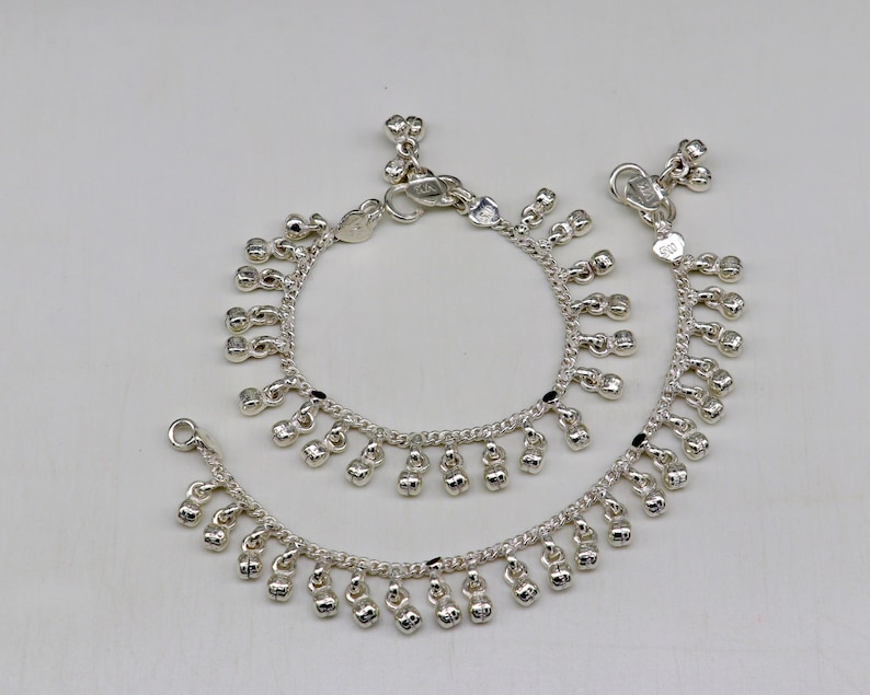 5 Handmade Sterling Silver New Born Baby Anklets | Etsy