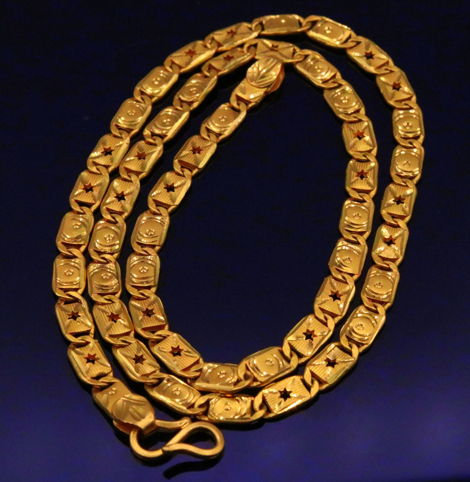 18/20/22/24 Inches Long All Size Handmade 22karat Yellow Gold 5 Mm Wide ...