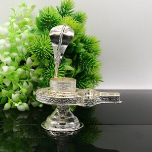 Pure 925 Solid Sterling Silver Lord Shiva Lingam Stand/jalheri, Use for ...