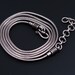 925 Sterling Silver Handmade Adjustable 36 to 38 Inches Snake Chain ...