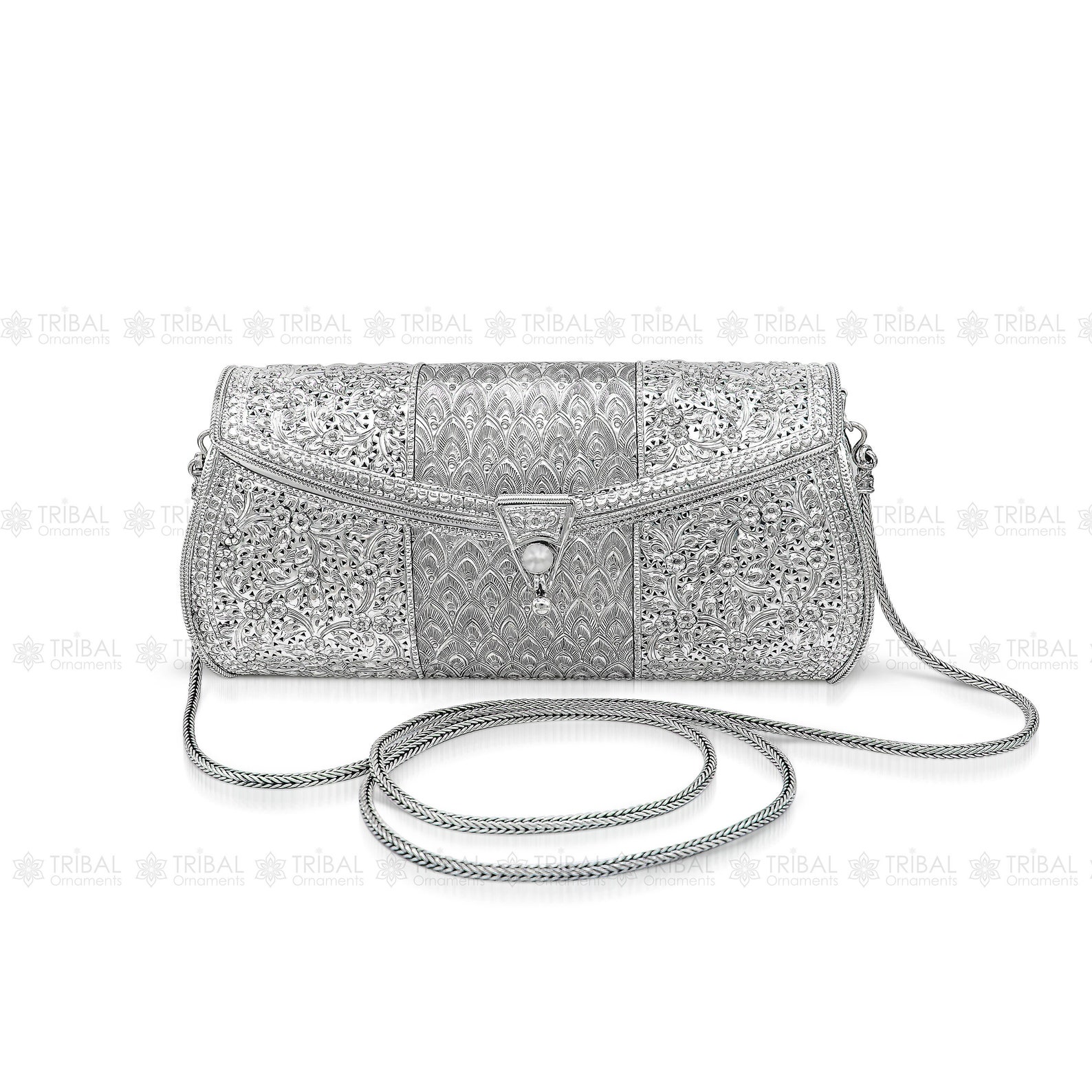925 Sterling Silver Handmade Hand Bag/ Purse /shoulder Bag / Women ...