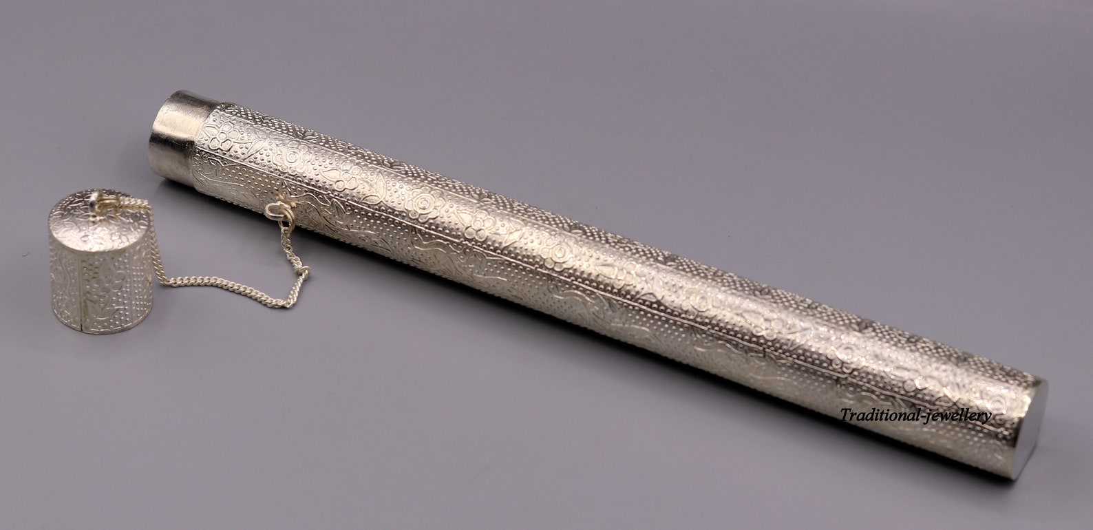 Vintage Handmade Solid Silver Incense Sticks Box Holder Agarbatti Stand ...