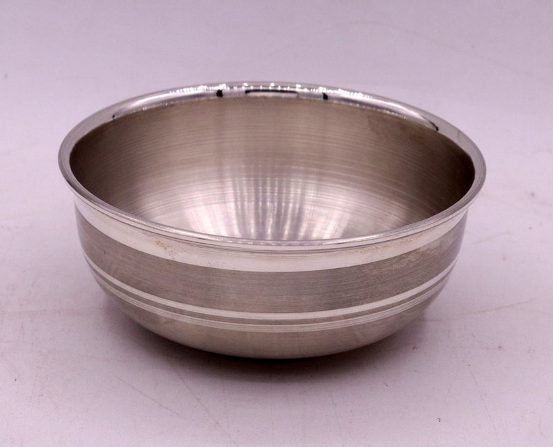 Handmade Pure 999 Fine Silver Bowl, Excellent Silver Utensils From ...
