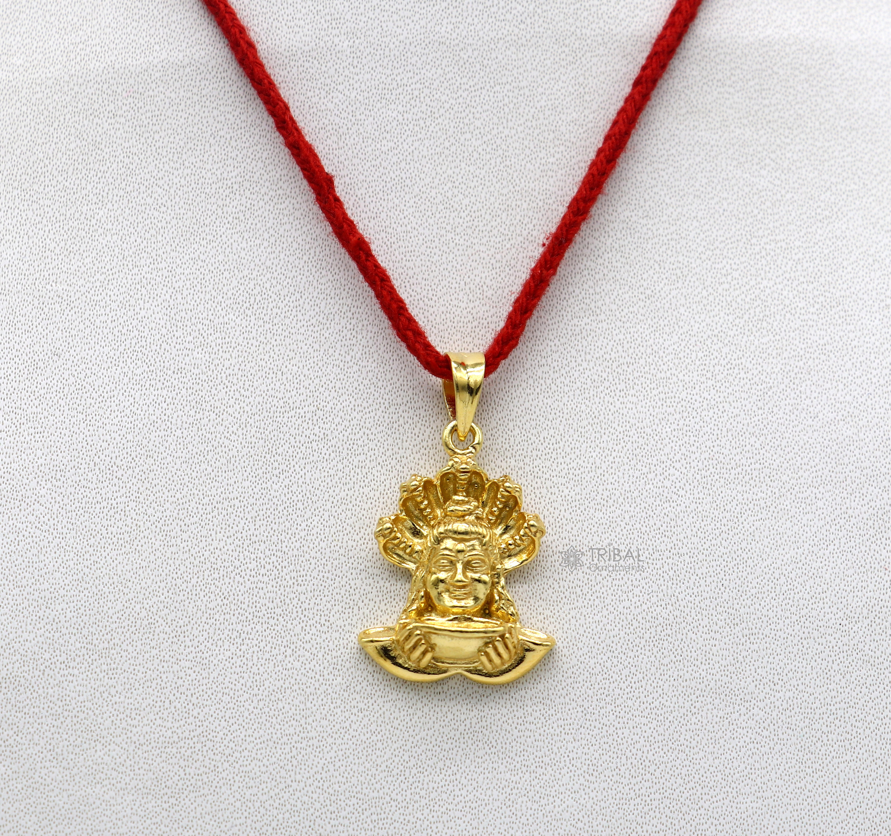 925 Sterling Silver Handmade Idol God Shiva Pendant, Amazing Designer ...