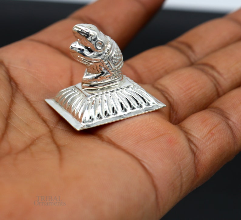Lord Ganesha Vahan Mushak Maharaj Sterling Silver Handmade Small ...
