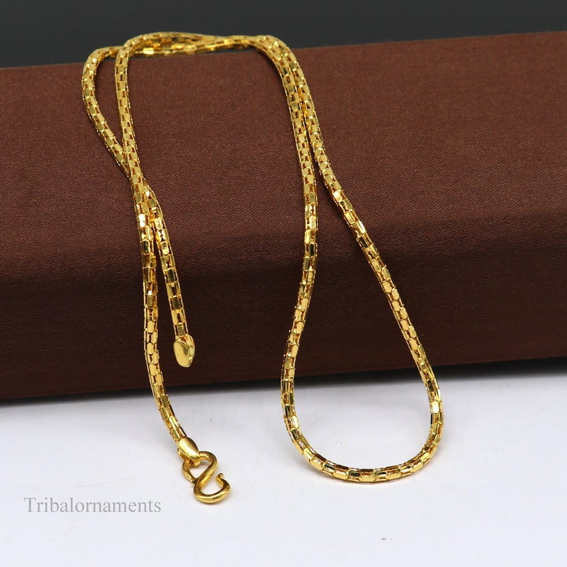 22kt Gold Chain - Etsy