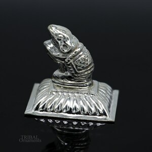 Lord Ganesha Vahan Mushak Maharaj Sterling Silver Handmade Small ...