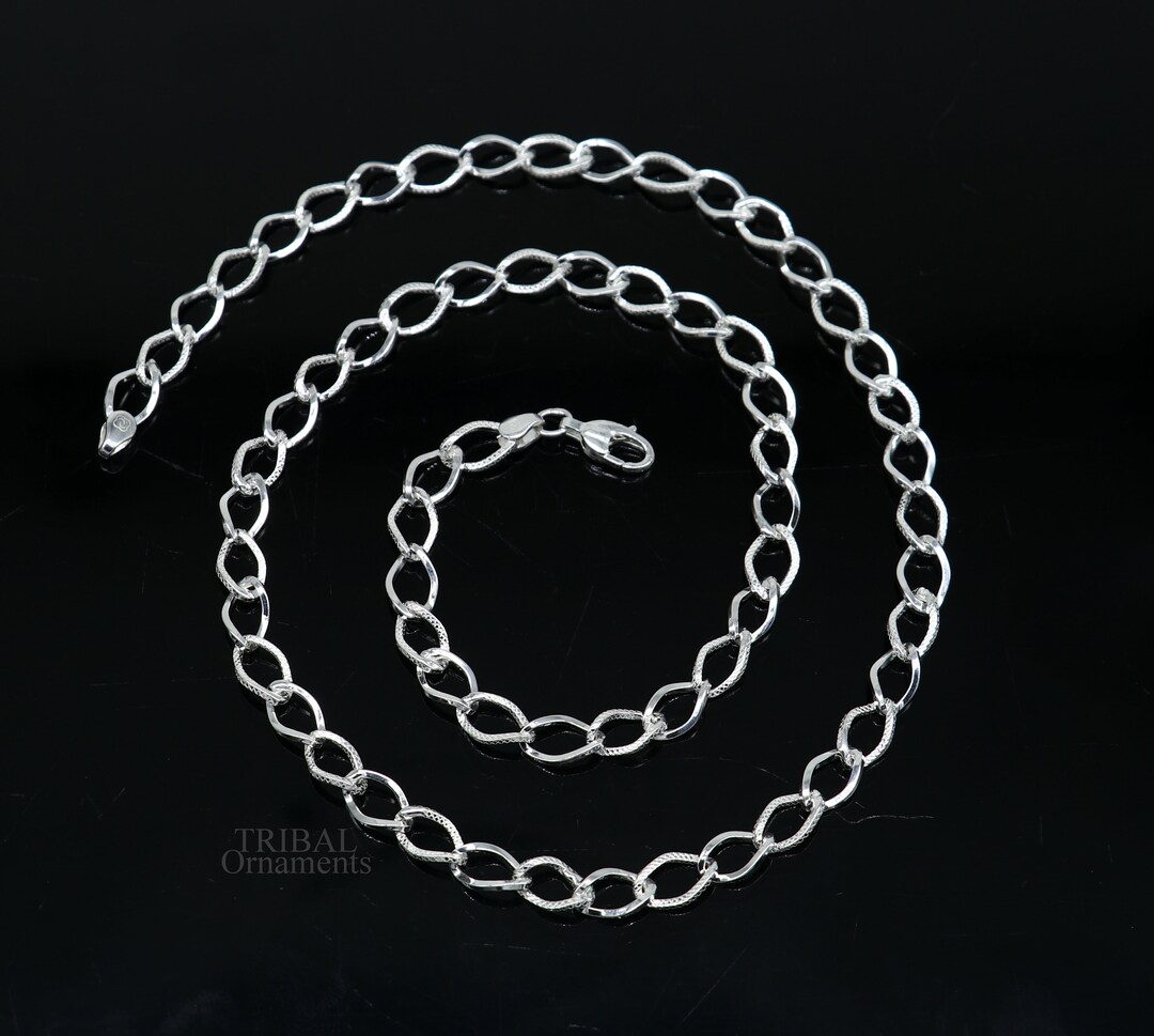 Exclusive Unique Stylish 20 925 Sterling Silver 6mm Handmade Amazing ...