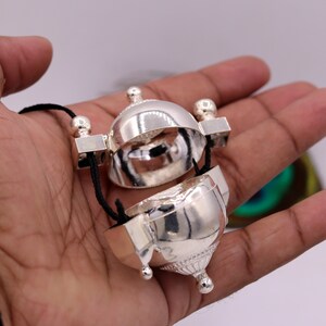 Indian Lord Shiva Lingam Box Container Box Sterling Silver Pendant ...