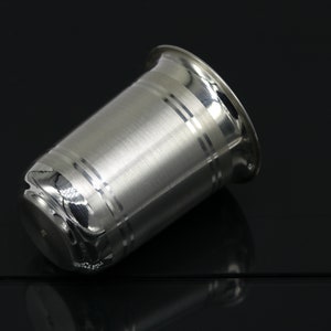 Pure 999 Fine Silver Handmade Vessels, Water/milk Glass Tumbler, Silver ...