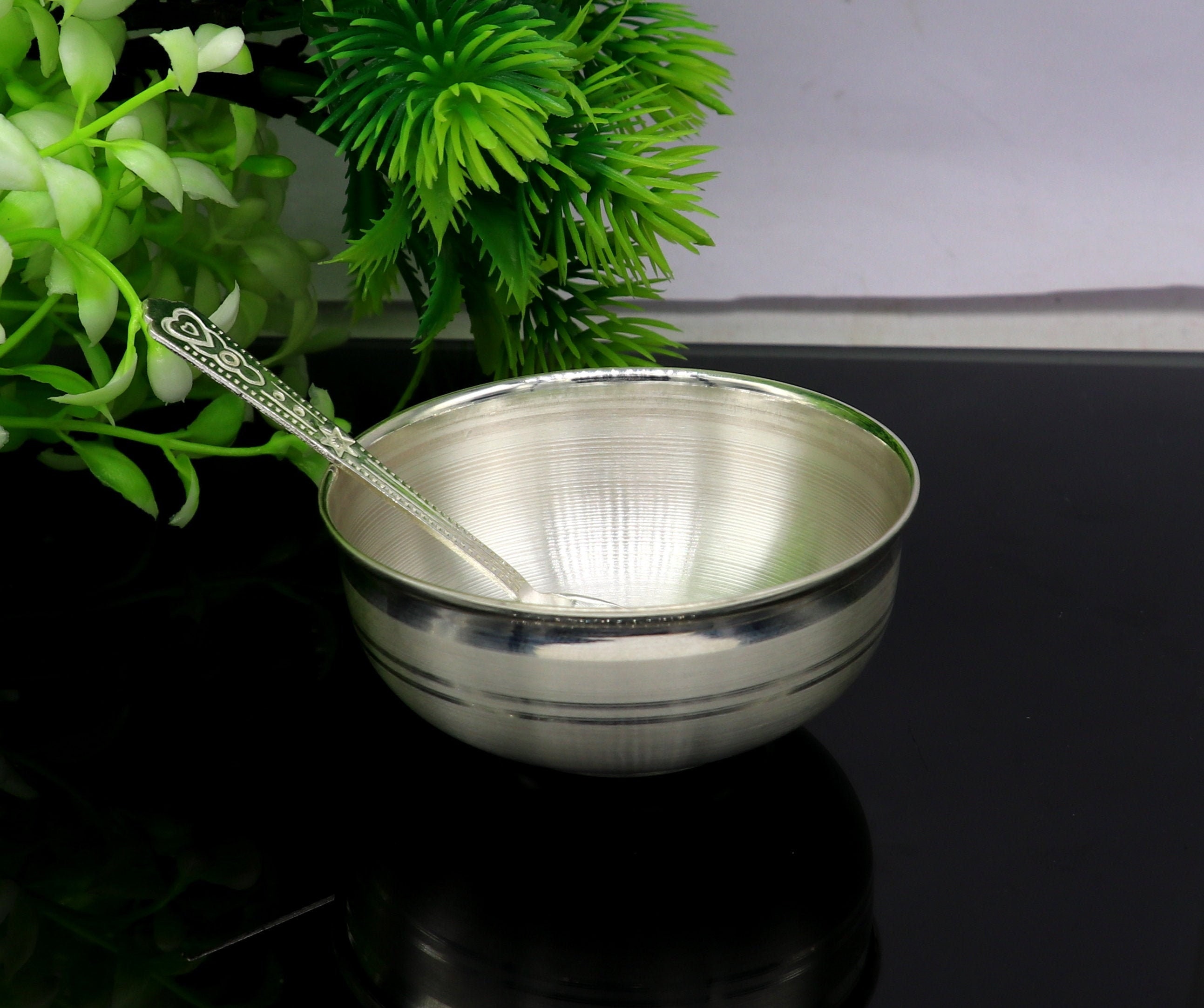 999 Pure Fine Silver Handmade Utensils, Silver Article, Silver Vessel ...