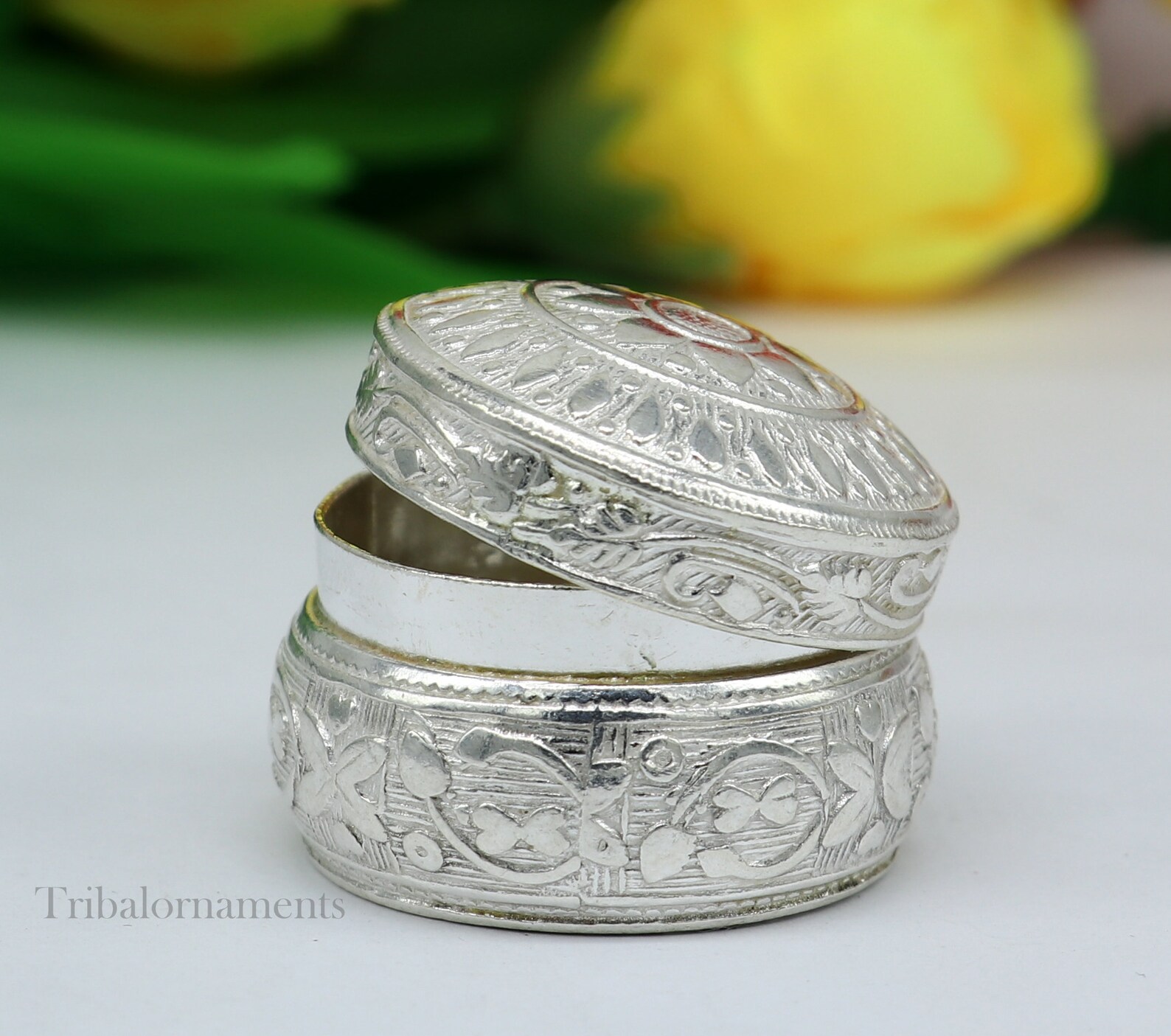 Vintage Style 925 Sterling Silver Unique Design Handmade Brides Eyes ...