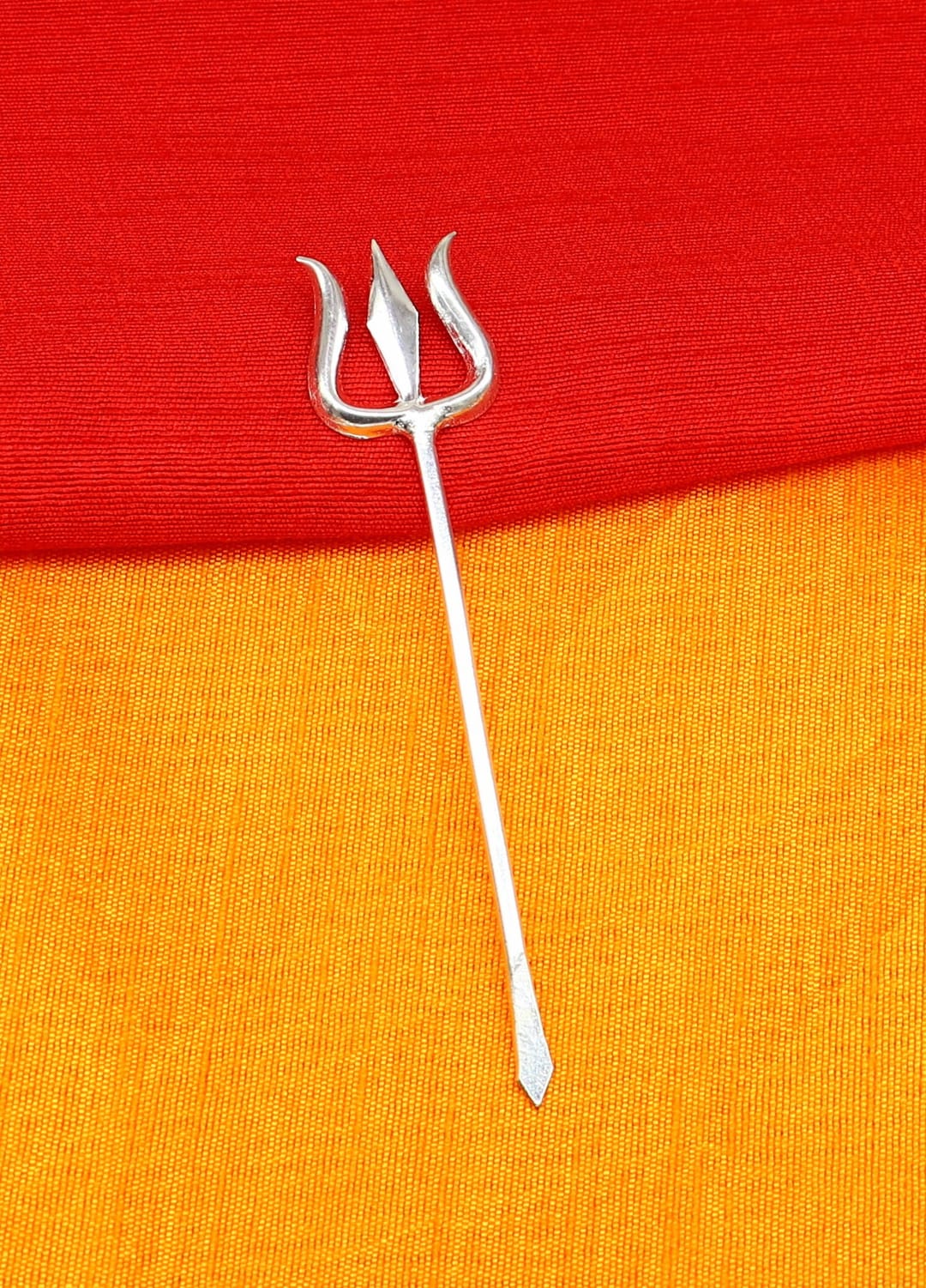 Divine Lord Shiva Trident, Solid Sterling Silver Trishul Puja Article ...