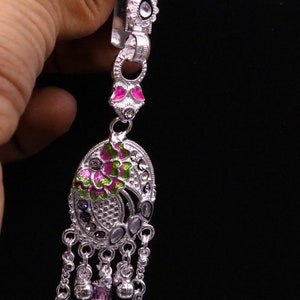 Handmade Wast Sari Clip Hanging Bells Vintage Style Antique Design ...