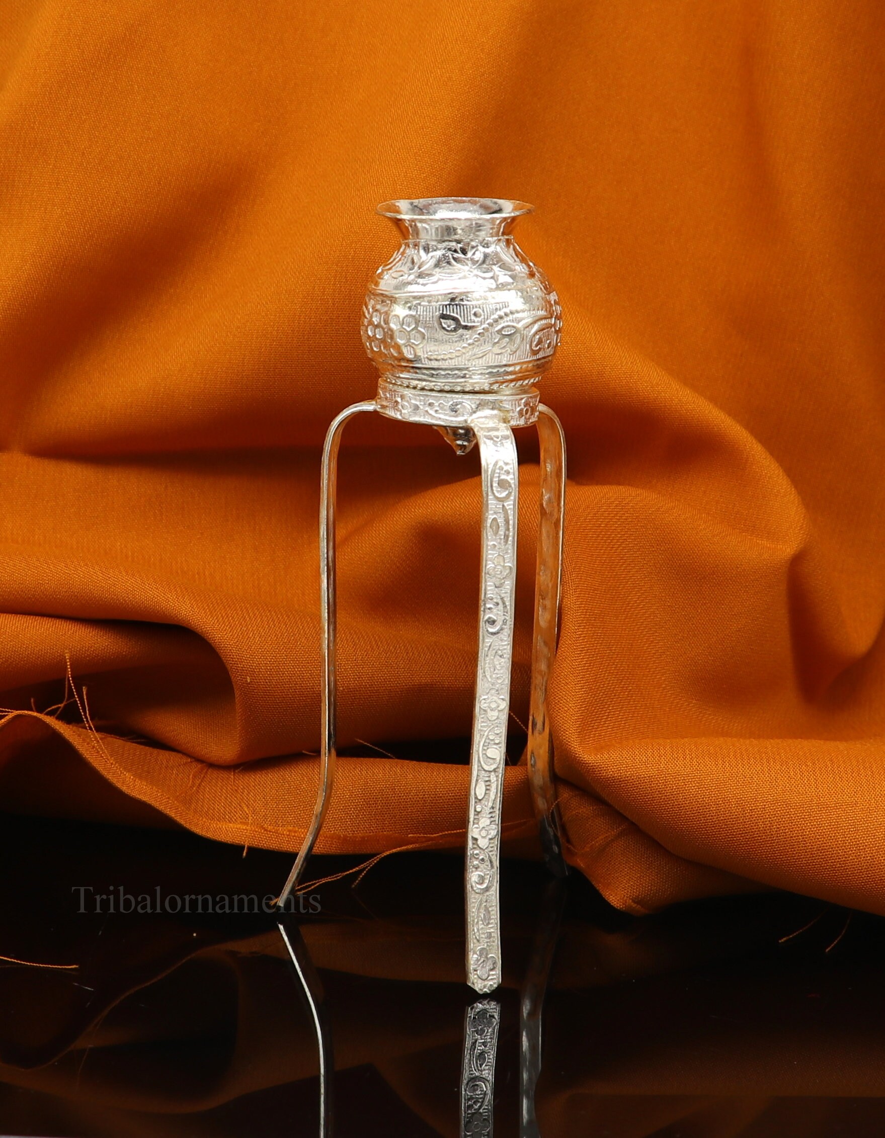 925 Sterling Silver Handmade God Shiva Lingam Water Flow Pot - Etsy