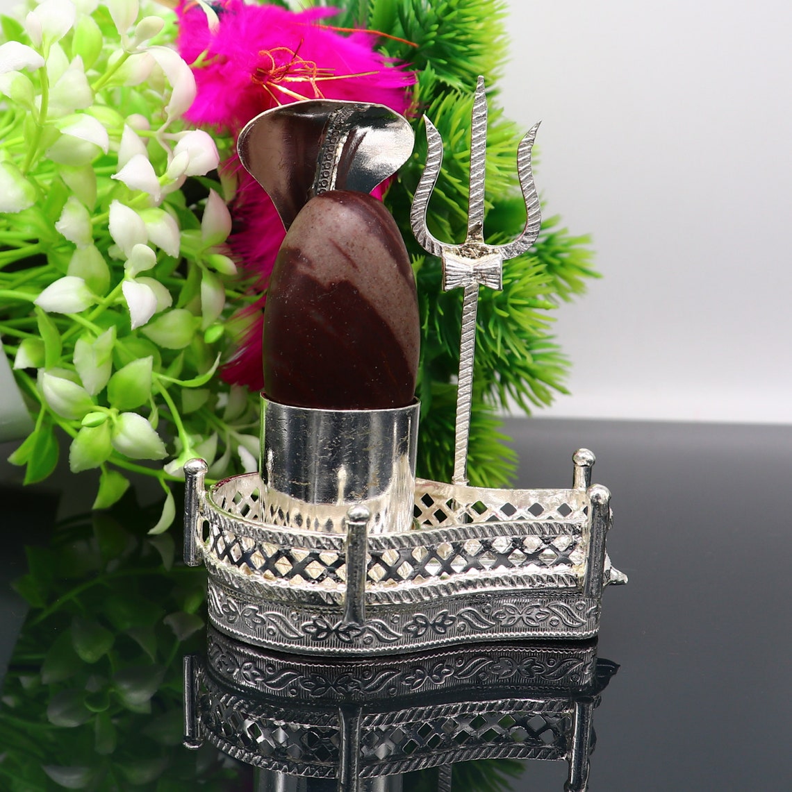 925 Solid Sterling Silver Lord Shiva Mahakal Lingam - Etsy