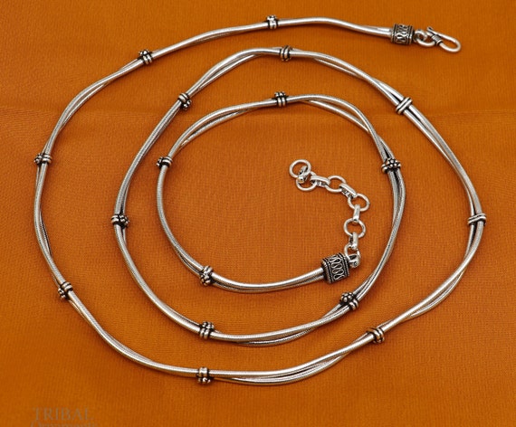 Silver waist chain designs store