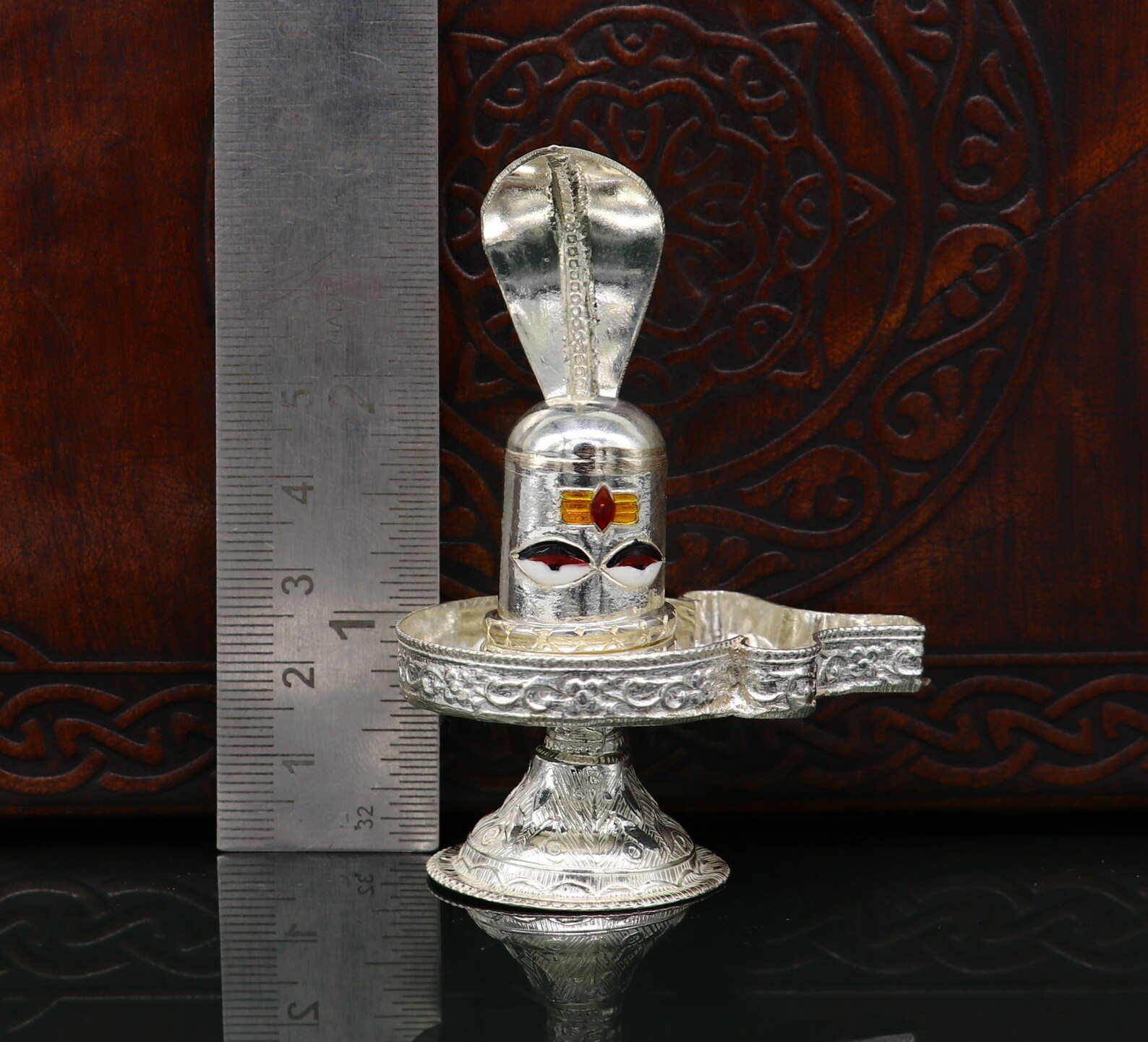 925 Sterling Silver Handmade Small Lord Shiva-linga Stand - Etsy