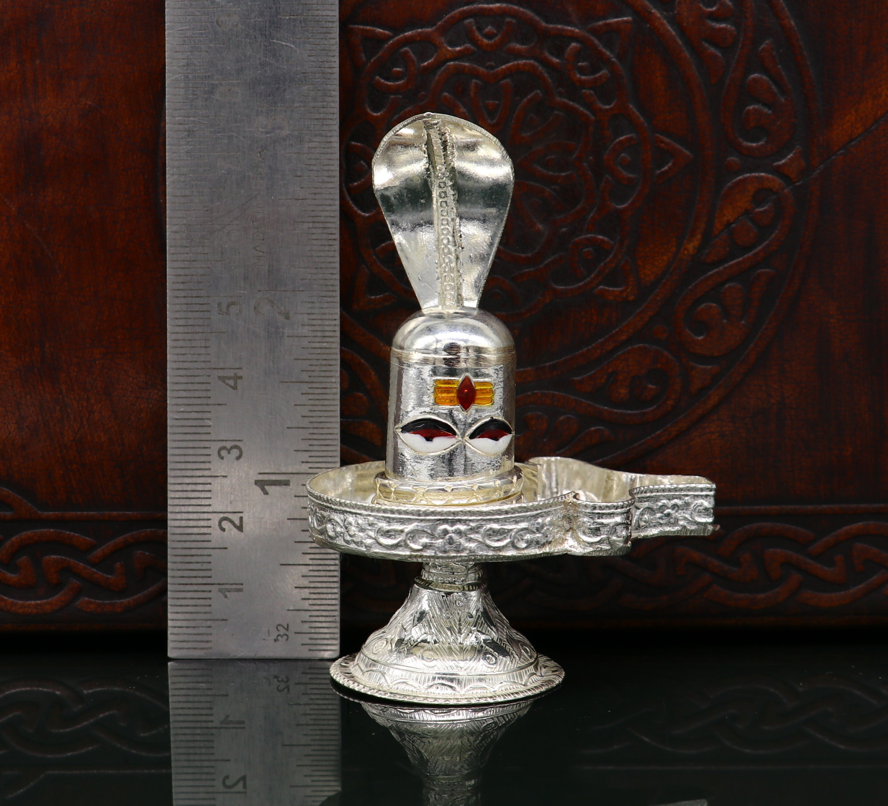 925 Sterling Silver Handmade Small Lord Shiva-linga Stand - Etsy