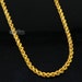 4mm 22k Yellow Gold Handmade Fabulous Rope Chain Necklace Excellent ...