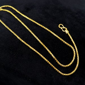 Solid 22k Yellow Gold Handmade Fabulous Rope Chain Necklace Excellent ...
