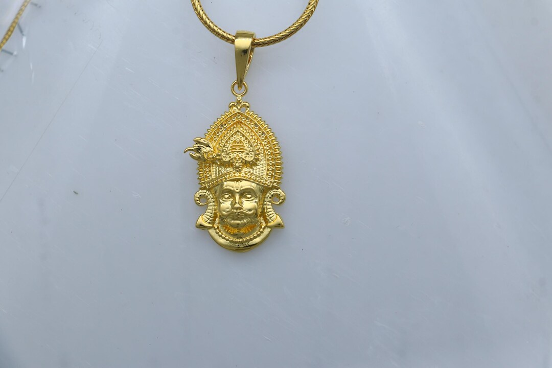 925 Sterling Silver Khatu Shyam Pendant/ Lord Krishna, Amazing Divine ...