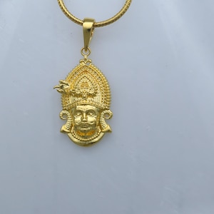 925 Sterling Silver Khatu Shyam Pendant/ Lord Krishna, Amazing Divine ...