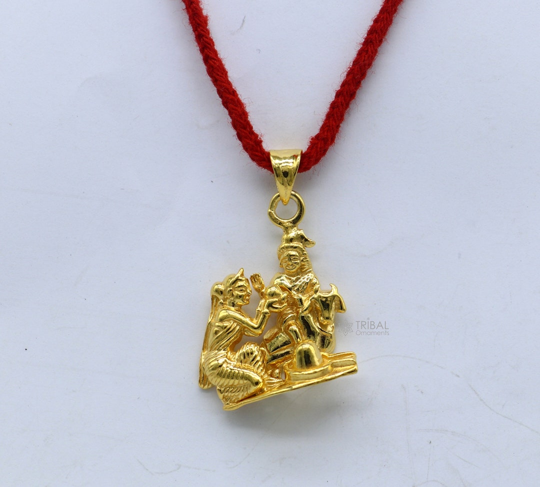 925 Sterling Silver Unique Lord Shiva and Goddess Parwati and Nandi ...