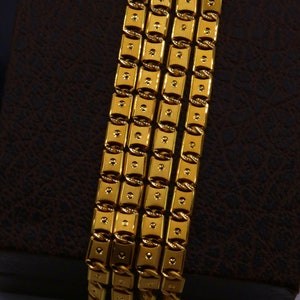 Indian Handmade 22karat Yellow Gold Fabulous Nawabi Chain Men's Women's ...