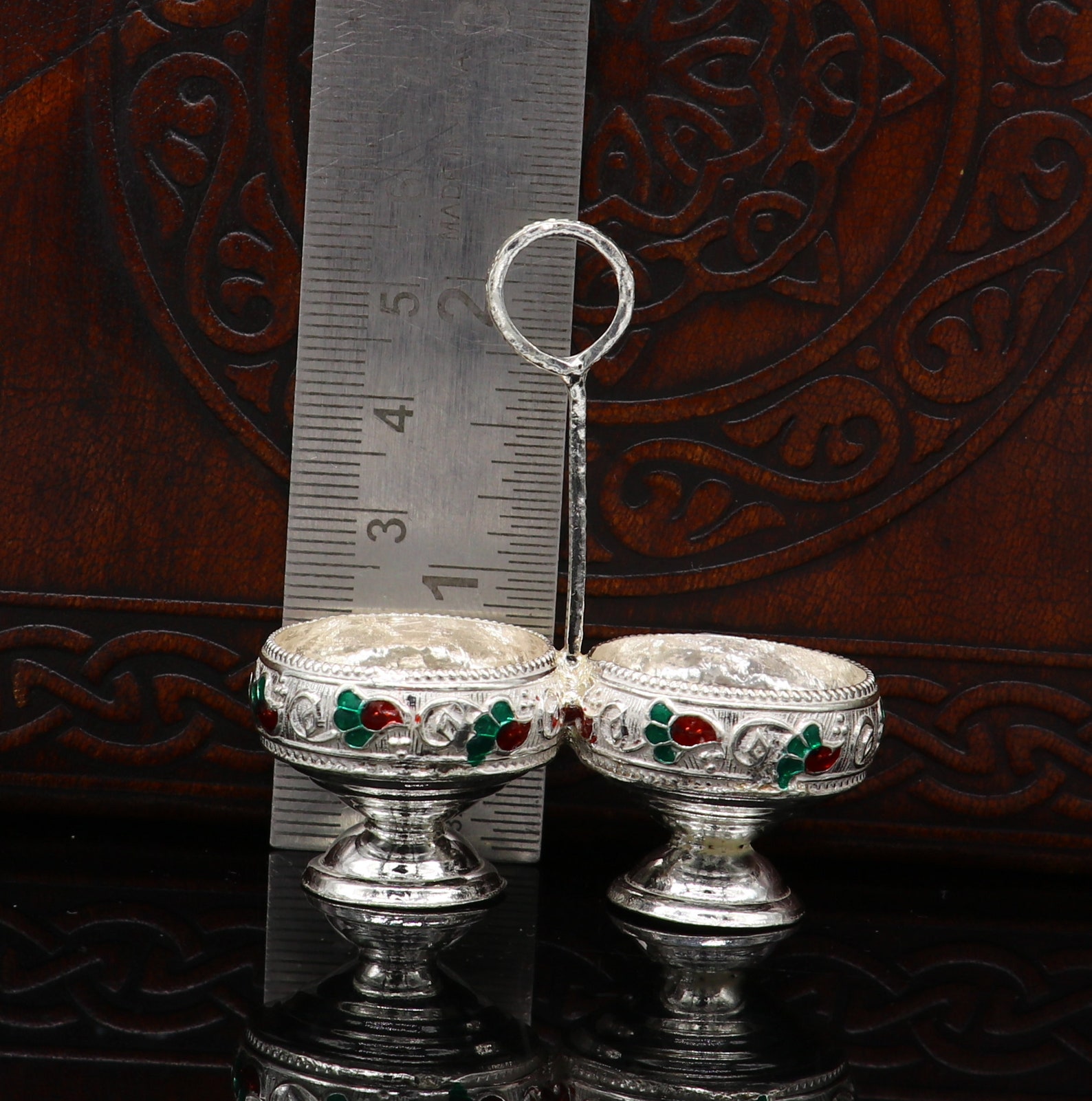 925 Sterling Silver Handmade Customized Work Puja Utensils - Etsy