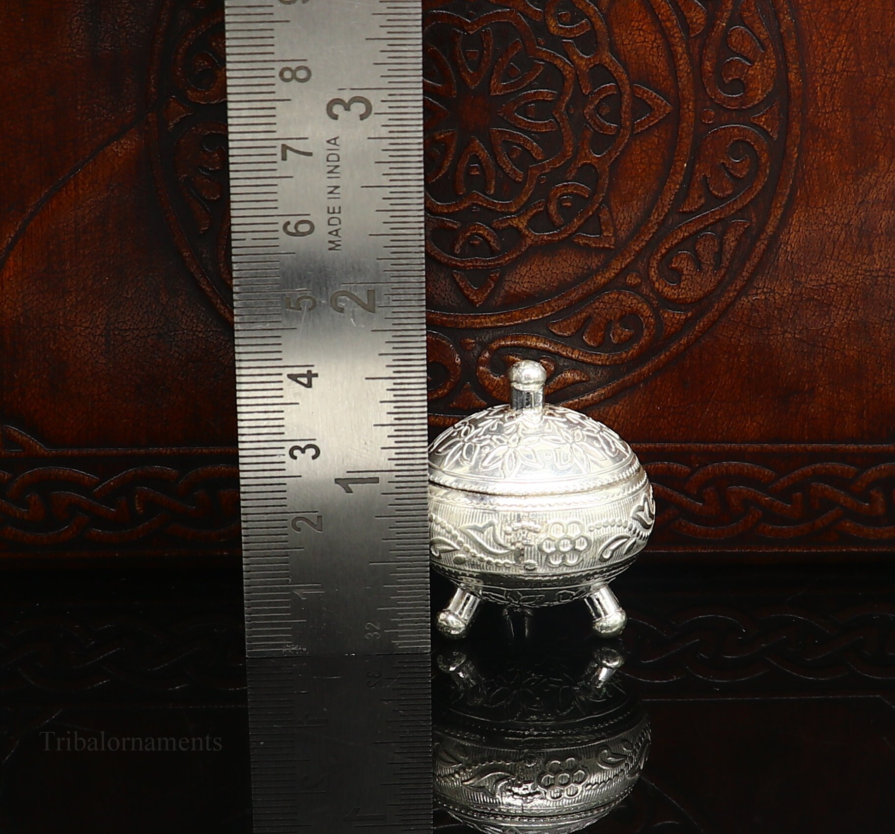 925 Sterling Silver Handmade Fabulous Trinket Box Solid - Etsy