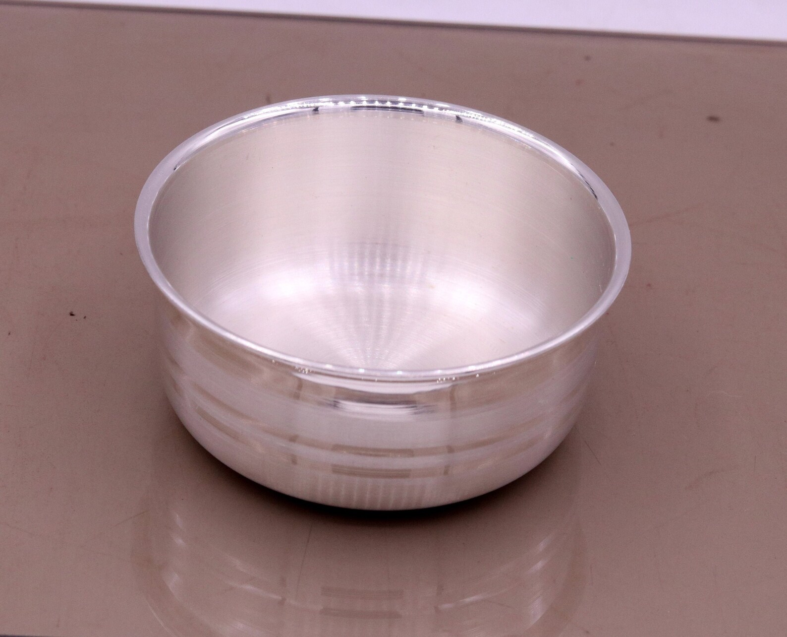 Plain Design Handmade 999 Solid Silver Bowl, Silver Vessels, Silver ...