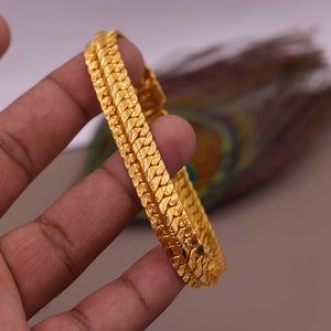 Top Class Vintage Design 22kt Yellow Gold Handmade Gope Chain - Etsy