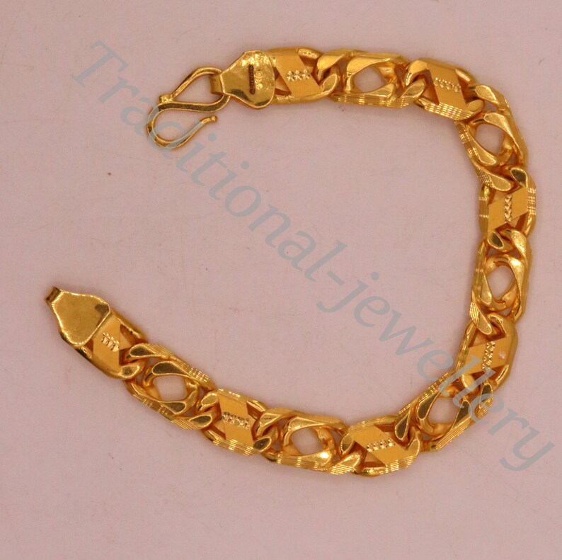 Traditional Navabi Chain Style 22kt Yellow Gold Handmade - Etsy