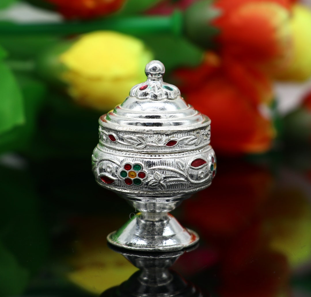 925 Sterling Silver Unique Antique Design Handmade Brides Eyes Kajal ...