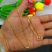 22kt Yellow Gold Sitara Chain Rolo Chain Fabulous Customized - Etsy