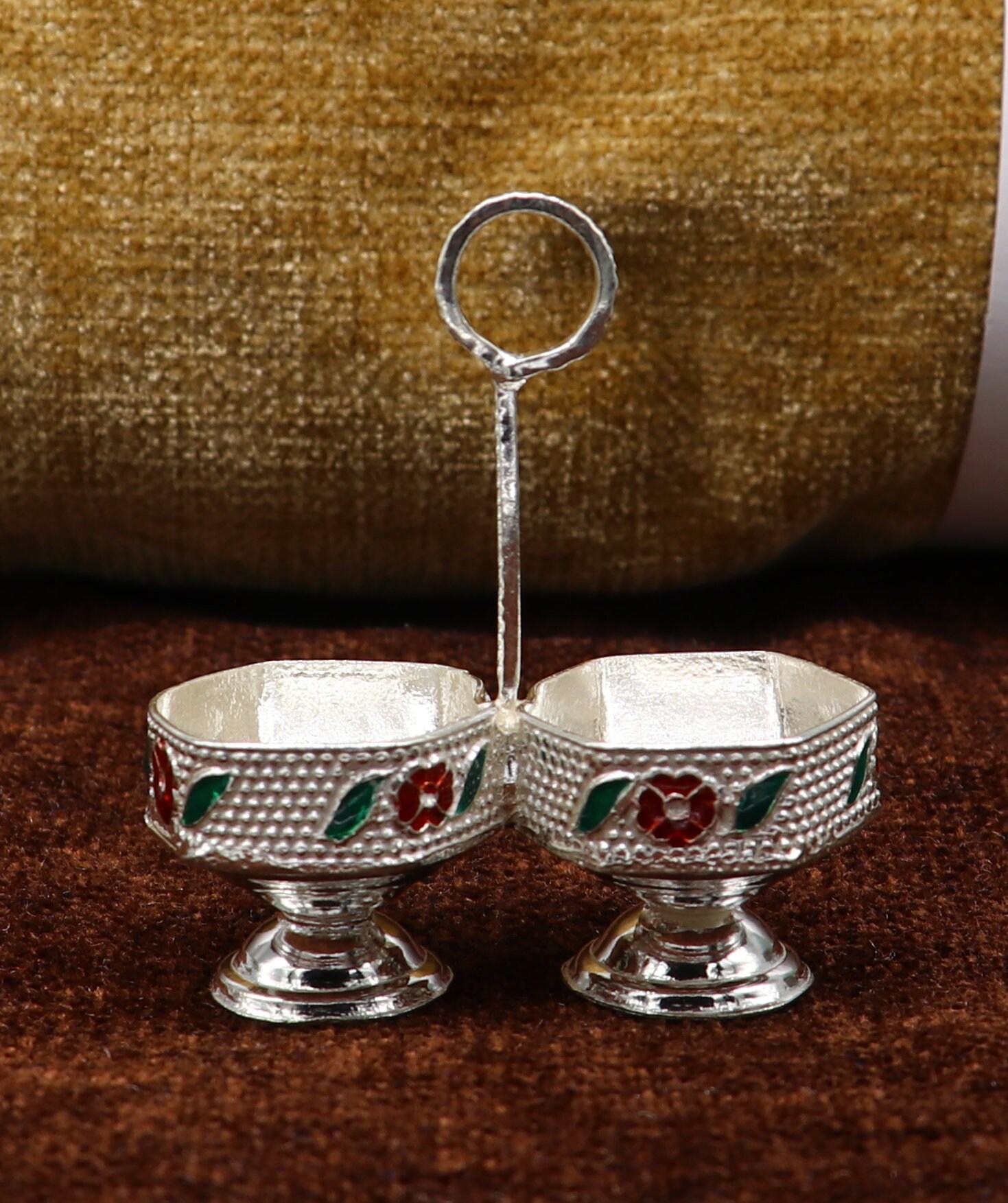 925 Sterling Silver Handmade Customized Work Puja Utensils - Etsy