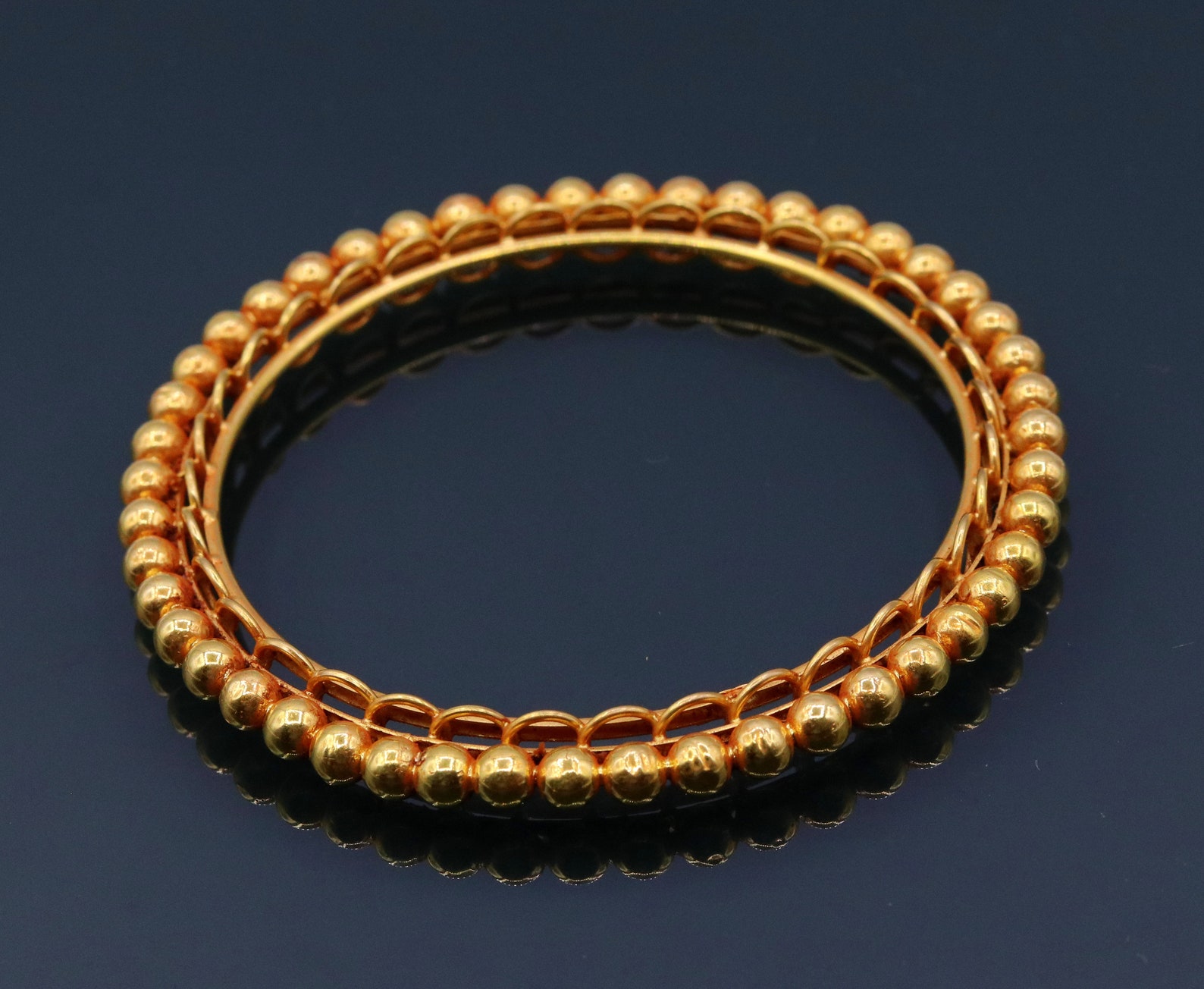 Genuine 22k Yellow Solid Gold Handmade Vintage Antique Design - Etsy