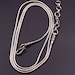 925 Sterling Silver Handmade Adjustable 36 to 38 Inches Snake Chain ...