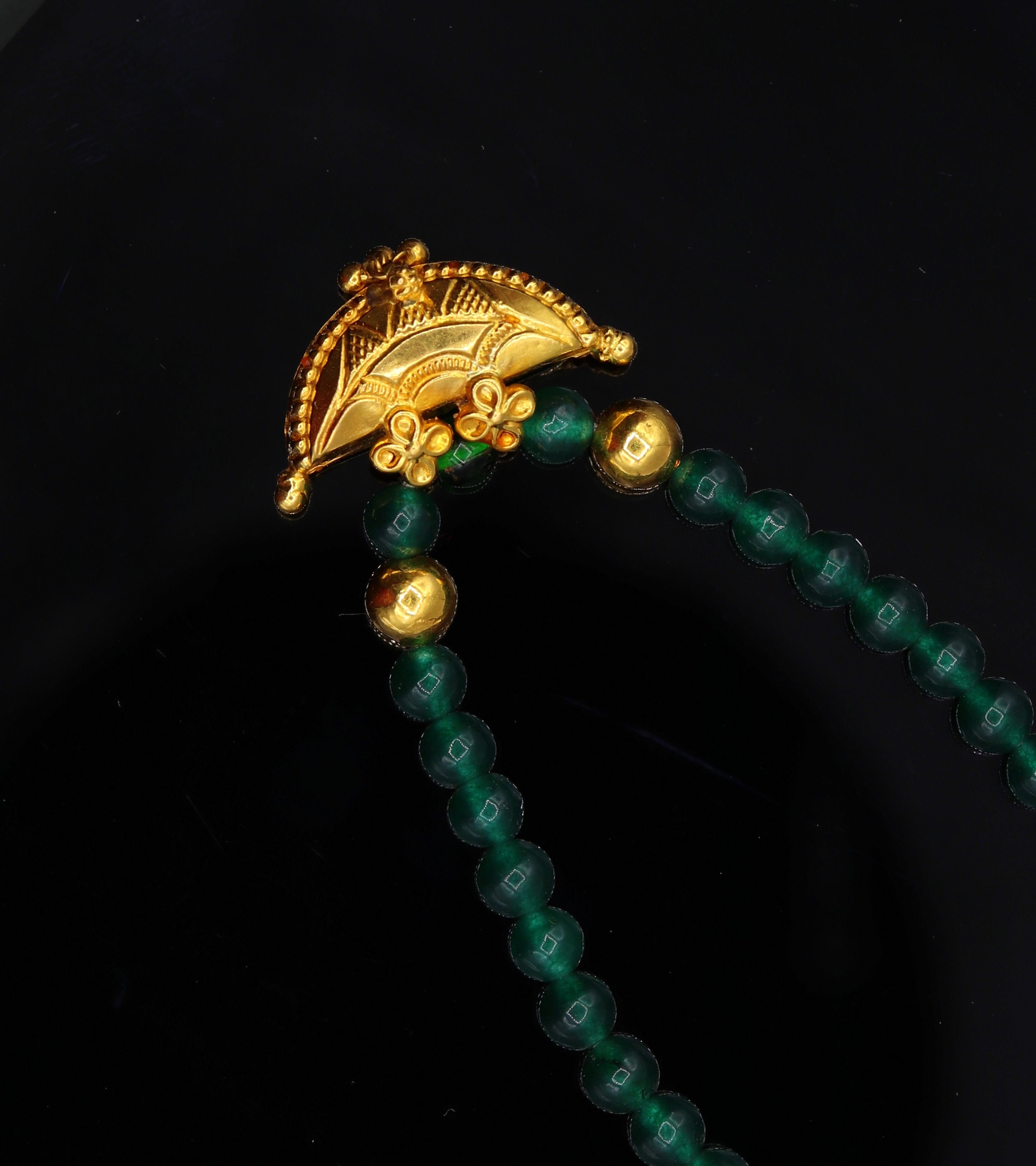 Yellow Gold 20K Handmade Vintage Antique Stylish Amulet - Etsy