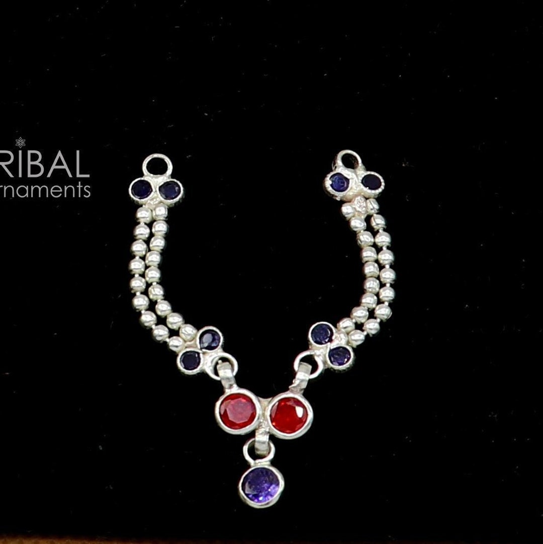 925 Sterling Silver Beaded Chain Necklace for Lord Krishna Laddu Gopala ...