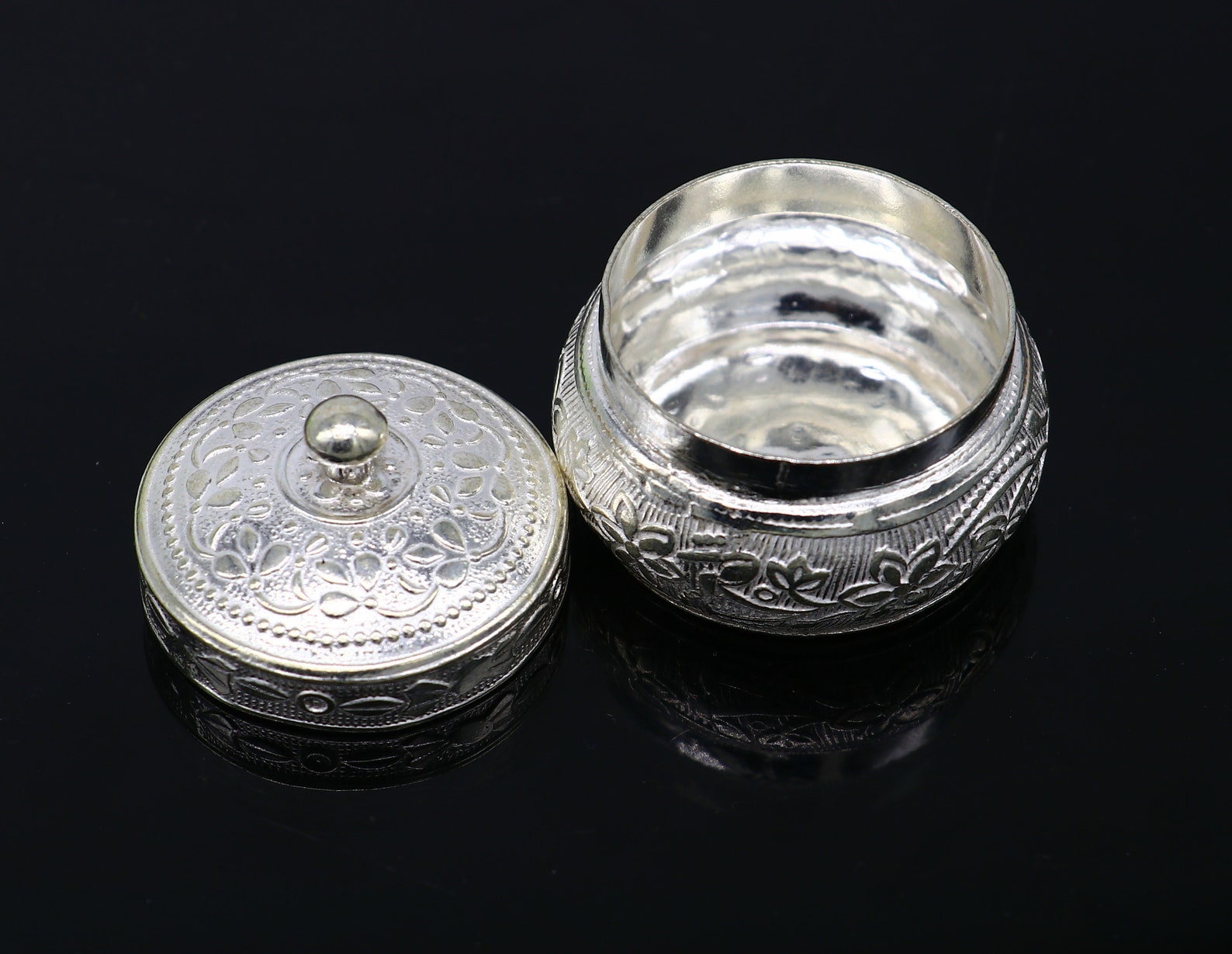 925 Sterling Silver Unique Antique Design Handmade Brides Eyes Kajal ...