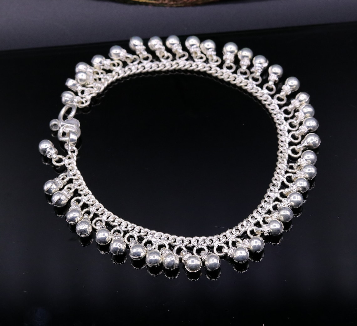 Vintage Antique Style Sterling Silver Handmade Solid Chain - Etsy