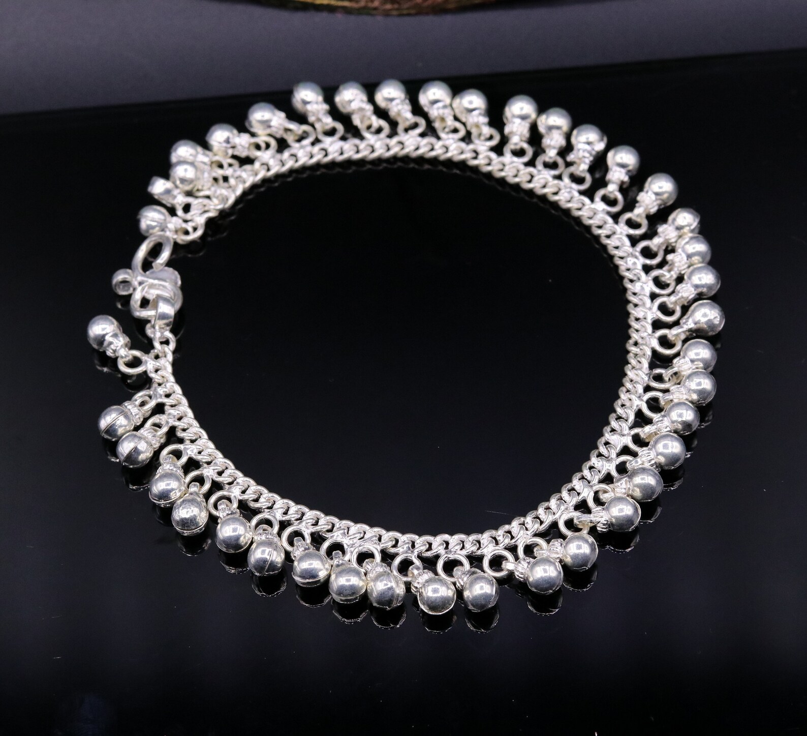 Vintage Antique Style Sterling Silver Handmade Solid Chain - Etsy